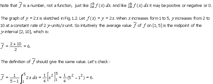 12 1 The Mean Value Theorem For Integrals